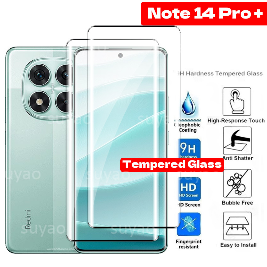 For Redmi Note 14 13 Pro Plus Pro+ ProPlus 2024 Phone Lens Full Clear Tempered Note14 Note14Pro ...
