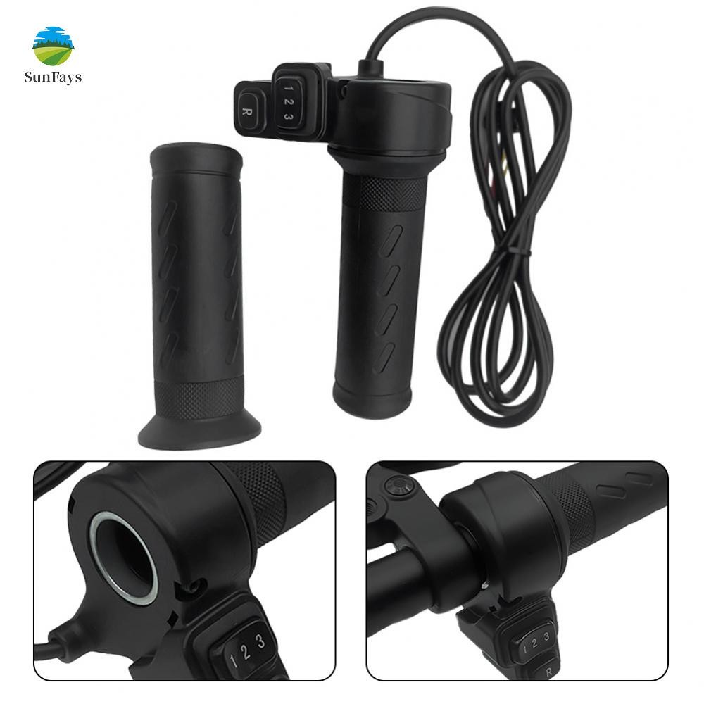 Speed Throttle Electric Bike 24V 36V 48V 72V 3-speed 8PIN ABS Black E ...