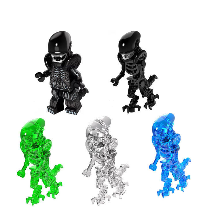 Pingo Alien Movie Skeleton Alien Green Alien Transparent Blue Alien ...