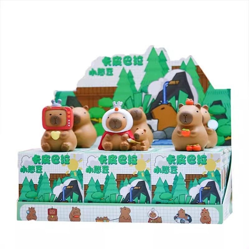 [Mystery Box] Figure/Model Little Beans Kapibara Mystery Box Cute ...