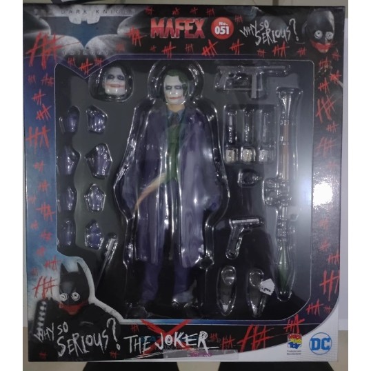 MAFEX medicom DC Batman The Dark Knight Movie Version Joker 2.0 Heath ...
