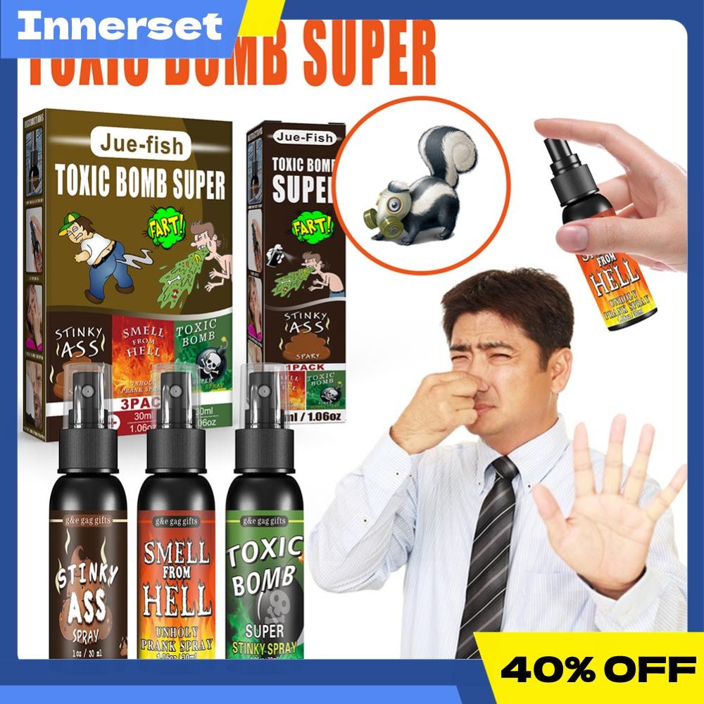 Fart Spray 30ml Non Toxic Fart Bomb Fart Spray for Pranks Liquid Assart ...