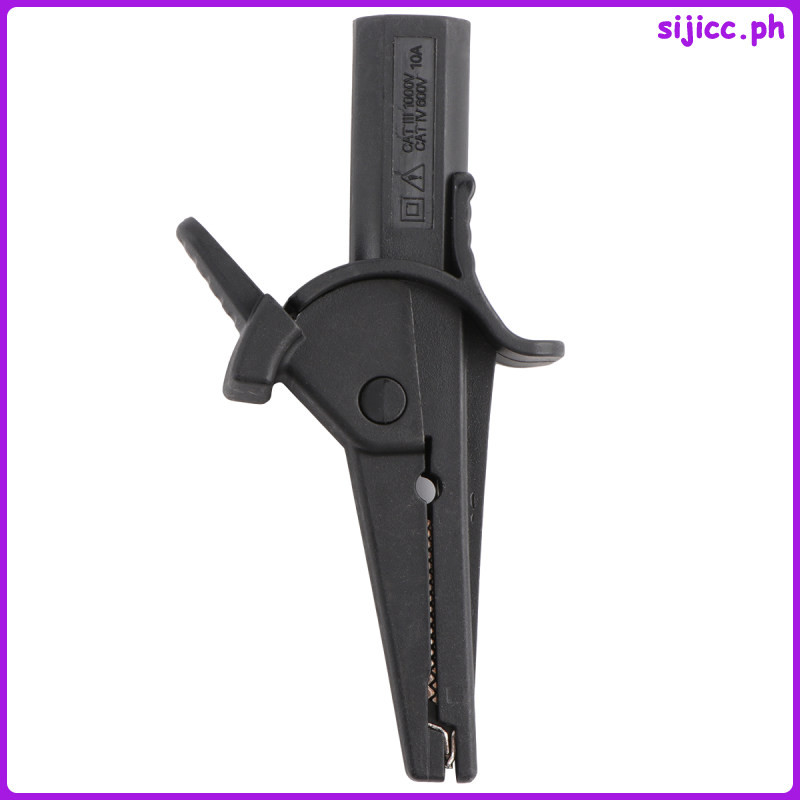 Crocodile Electrical Test Clamps Alligator Clips Insulated 4mm Banana ...