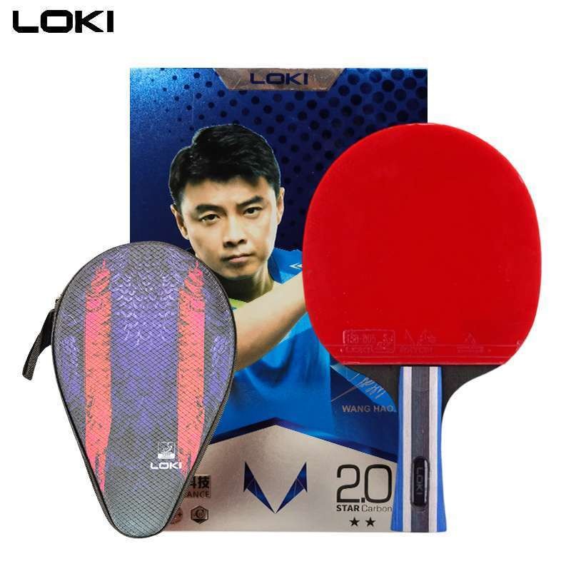 LOKI Ryzen Carbon 2.0 Table Tennis Racket 5 Layers Of Pure Wood Racket ...