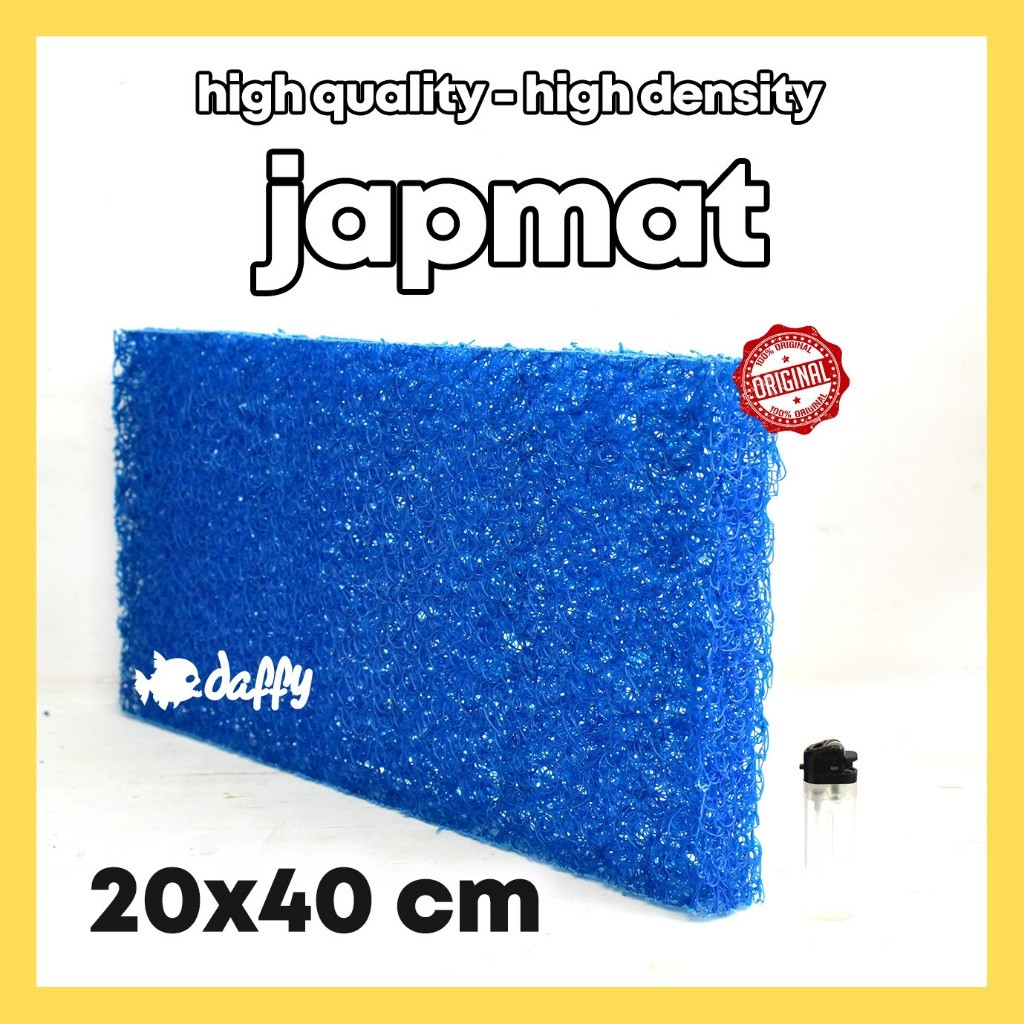Japmat 20 x 40 cm filter MAT pond aquarium mechanical filter media ...