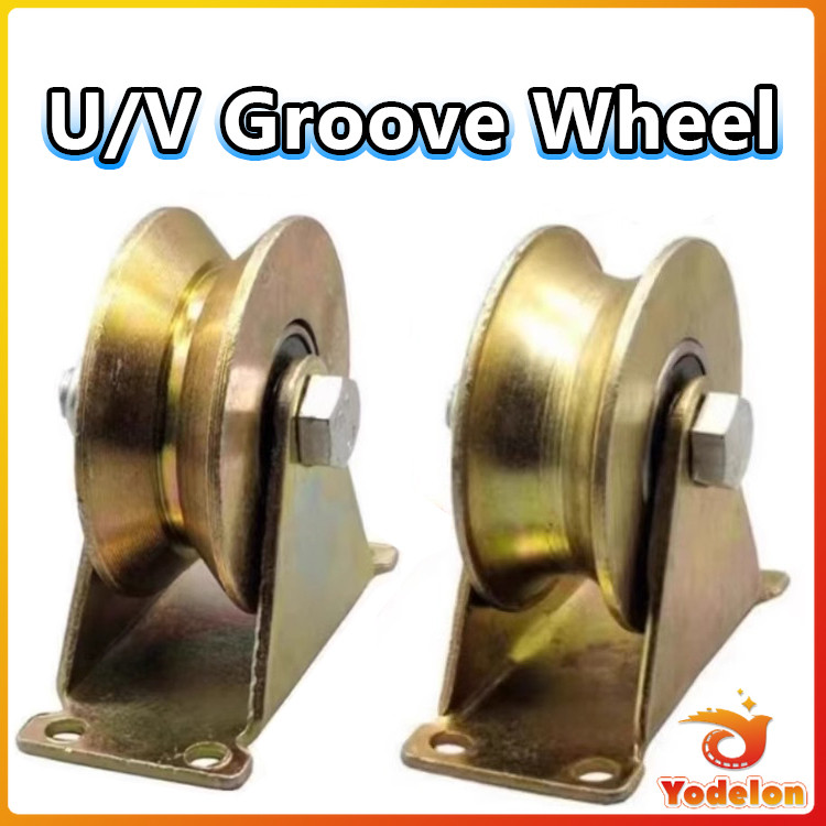 YOD Groove Wheel Stainless Steel Sliding Door Roller for Inverted Track ...