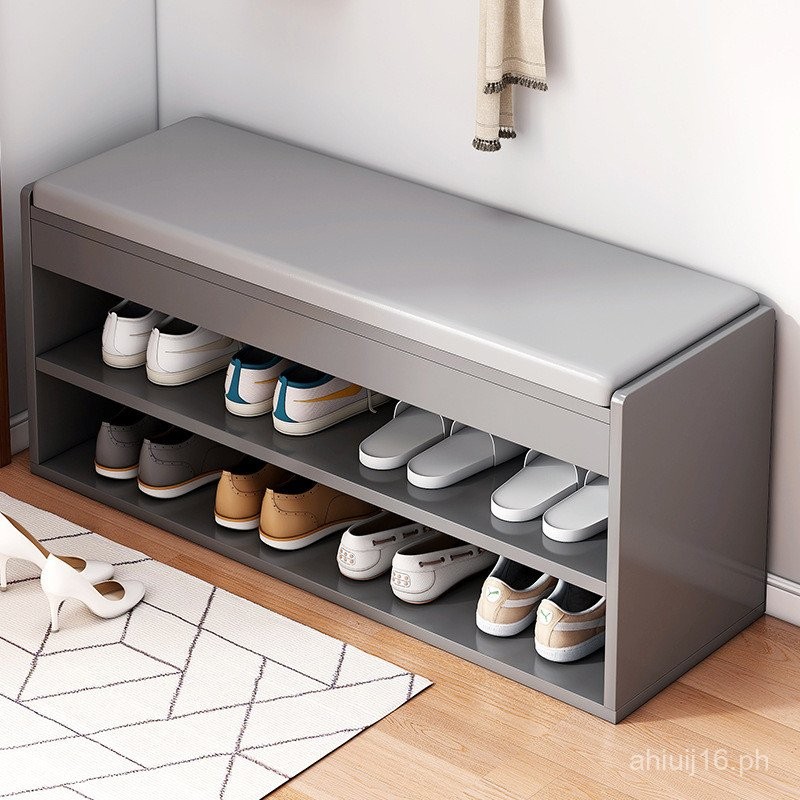 Shoe Changing Bench for Home Entrance, Shoe Rack with Seat, Integrated ...