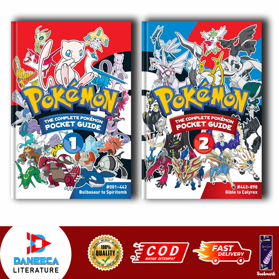 Pokémon: The Complete Pokémon Pocket Guide (2 Book Series) | Shopee ...