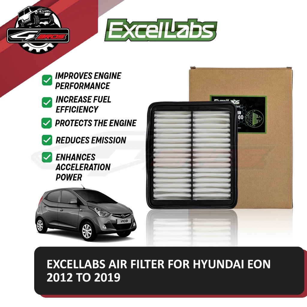 Excellabs Air Filter for Hyundai Eon 2012 to 2019 (28113-4N000 ...