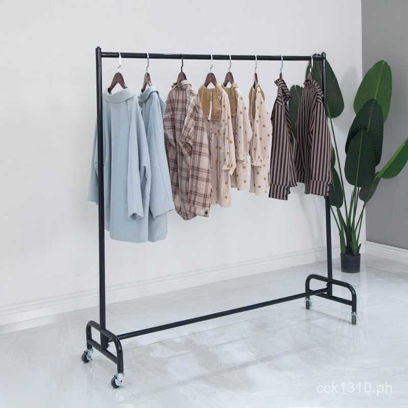 Wheeled Coat Rack Standing Live Streaming Clothing Store Movable ...