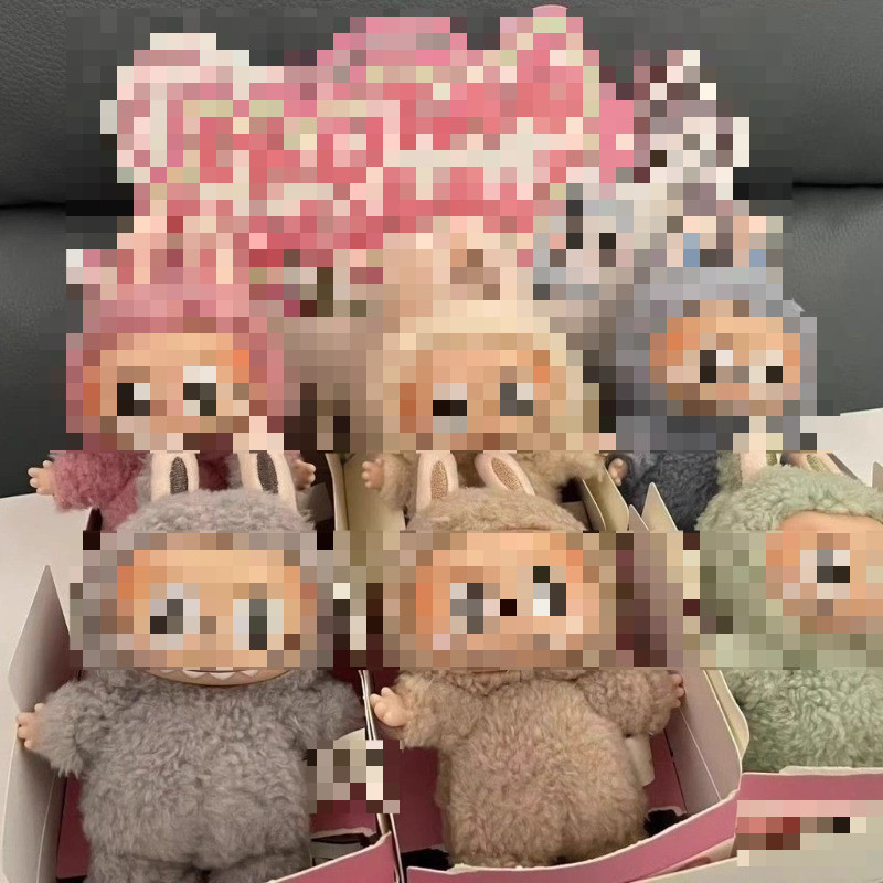 OEM factory labu heart-beating macaron ethylene face series blind box ...