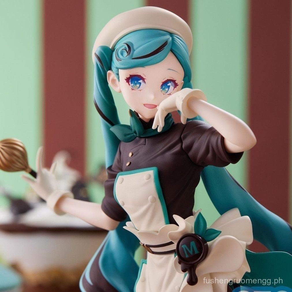Hatsune Miku Figurine Chocolate Pastry MIKU Jingpin Hand Office Bulk ...