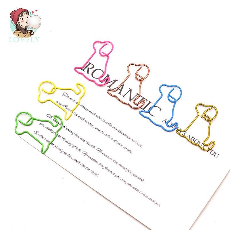 60 Pieces Dog Paper Bookmarks Paper Small Binder Dog Shaped Fancy Paper ...