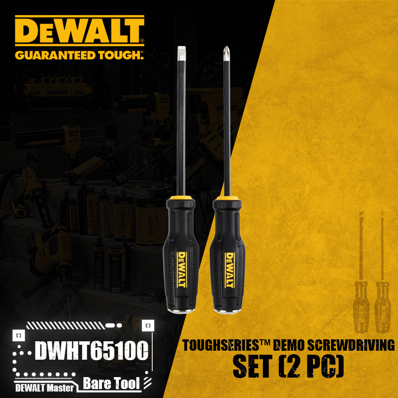 DEWALT DWHT65100 TOUGHSERIES™ Demo Screwdriving Set (2 PC) Hand Tools ...