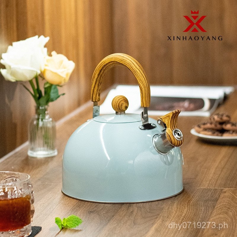 New Model Whistling Kettle Cross-Border Whistling Kitchen Handle Kettle ...