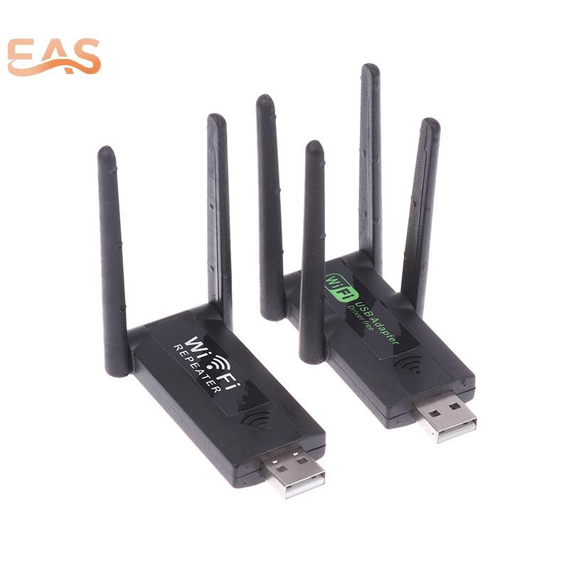 【24h Ship】[EAS] 1PC Signal Amplifier Booster 2.4G 300Mbps Wireless USB ...