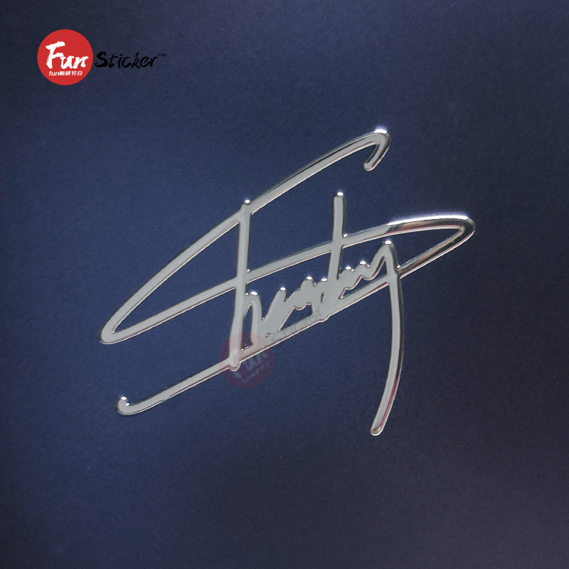 New Style Eminem Signature Sticker Eminem Eminem Logo Metal Sticker ...