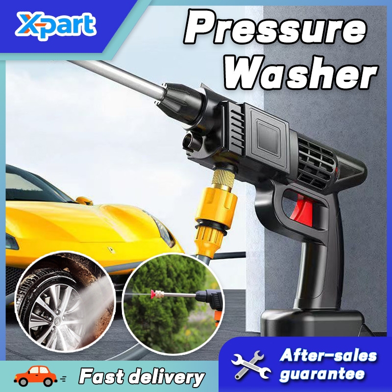 Portable Pressure Washer Rechargeable High Power Water Spray Gun for ...