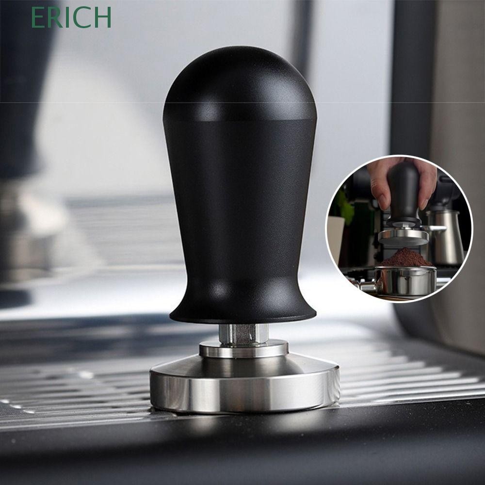 ERICH Coffee Tamper, Stainless Steel Base Flat Bottom Coffee Powder ...