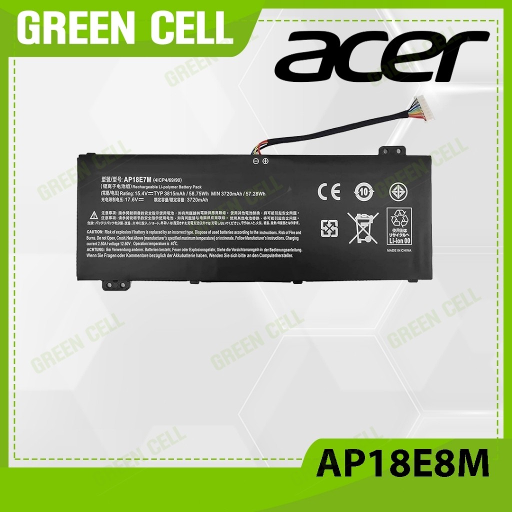 Acer Laptop Battery AP18E7M AP18E8M for Nitro 5 AN517-51 AN517-52 AN515 ...