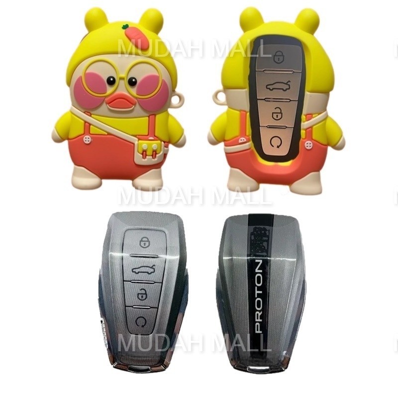 Cartoon Duck Proton X50 X90 S70 Premium Key Fob Holder with Silicon ...
