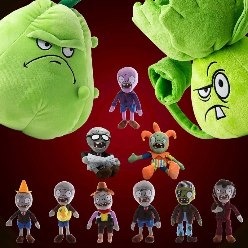 PLANTS vs. ZOMBIES PVZ Soft Stuffed Toys Cartoon Soft Plush Dolls Toy ...