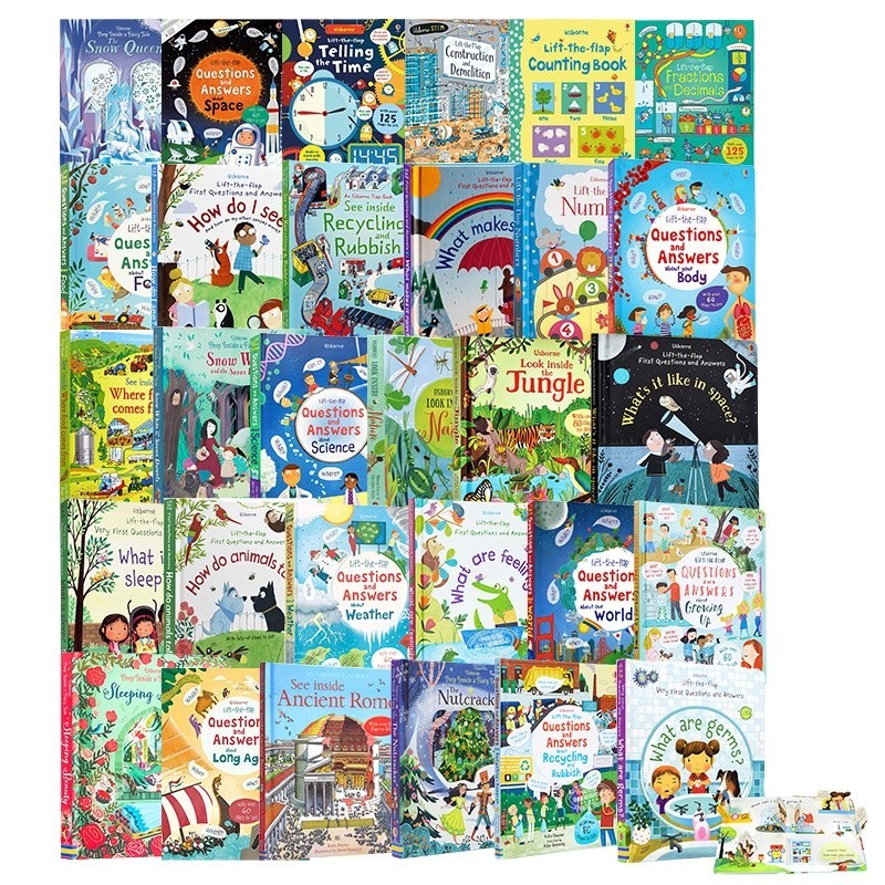 Eusborn Low Children's Cardboard Book Series Collection Usborne Peep ...