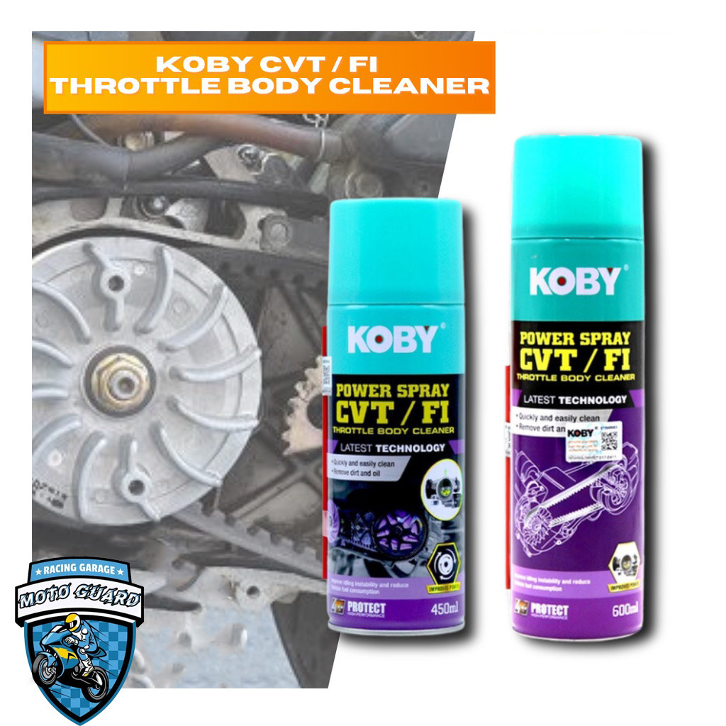 MOTO CARE ORIGINAL KOBY POWER SPRAY CVT / FI THROTTLE BODY CLEANER ...