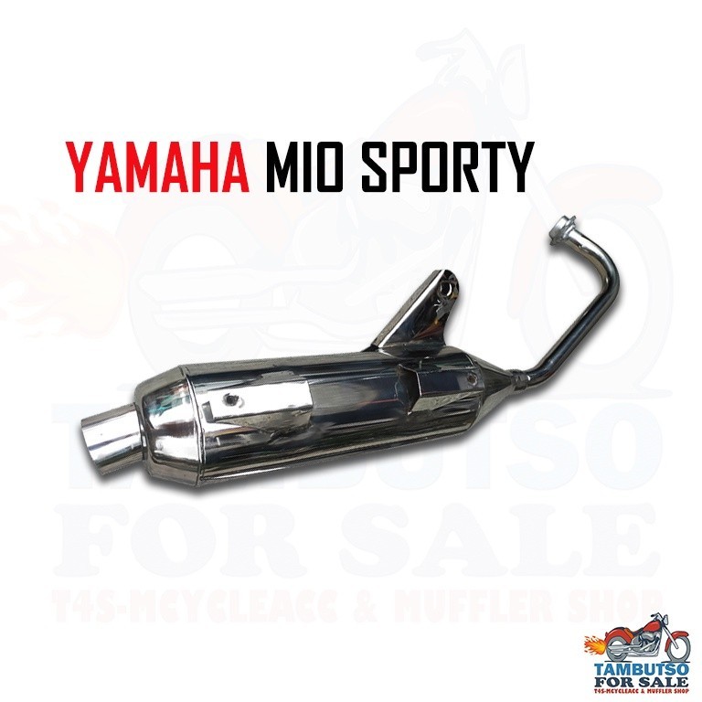 Yamaha MIO Sporty Stock Pipe Type Muffler for Yamaha MIO Sporty Exhaust ...