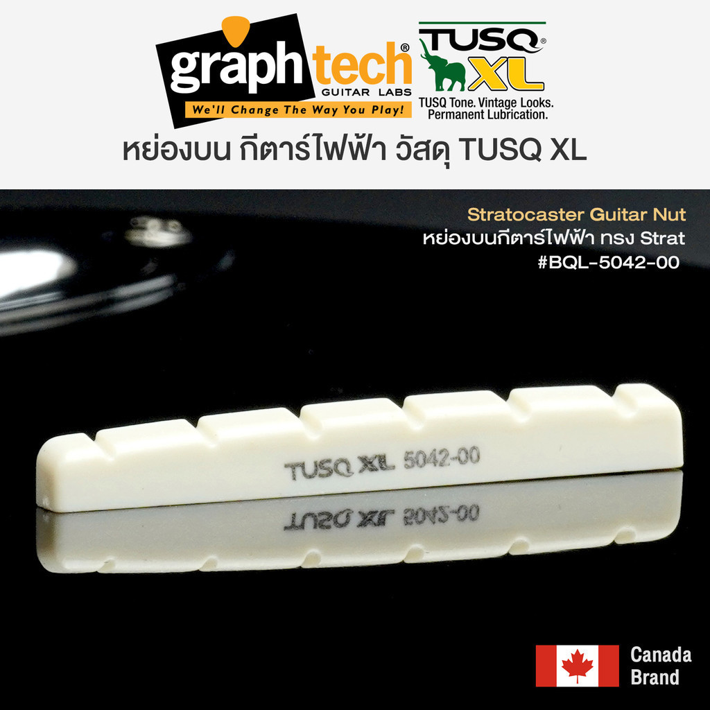 Graphtech TUSQ XL Strat Electric Guitar Nut Full Top Material 1 For ...