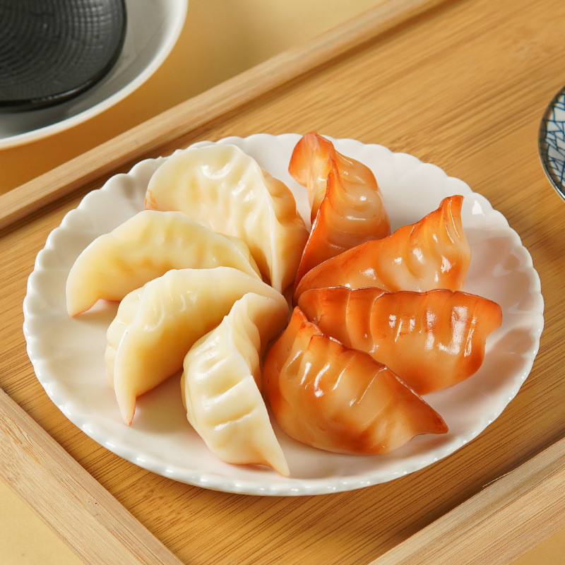 5pcs Fake Fried Dumplings Model Simulation Fake Chinese Jiaozi ...