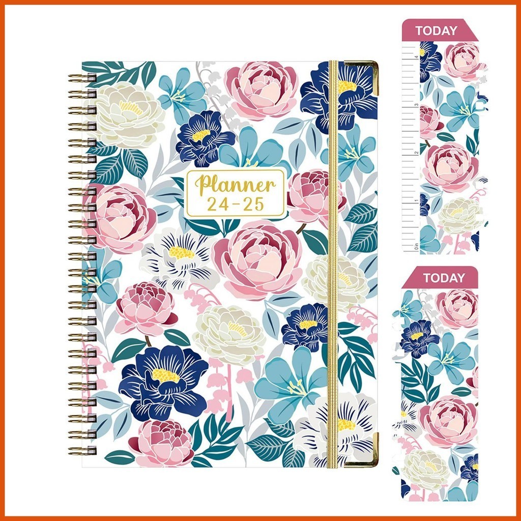 2024-2025 Academic Planner Colorful Floral Aesthetic Planner Printed ...