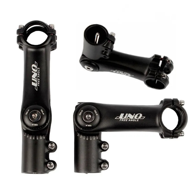 UNO 31.8mm Aluminium Alloy Bicycle Stem riser Adjustable angle Increase ...