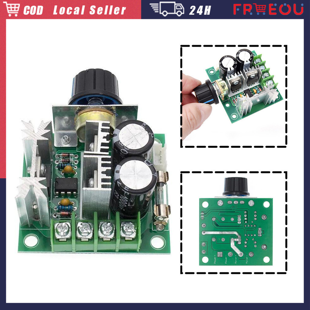 12V~40V 10A PWM DC Motor Switch Controller Speed Control Volt Regulator Dimmer | Shopee Philippines