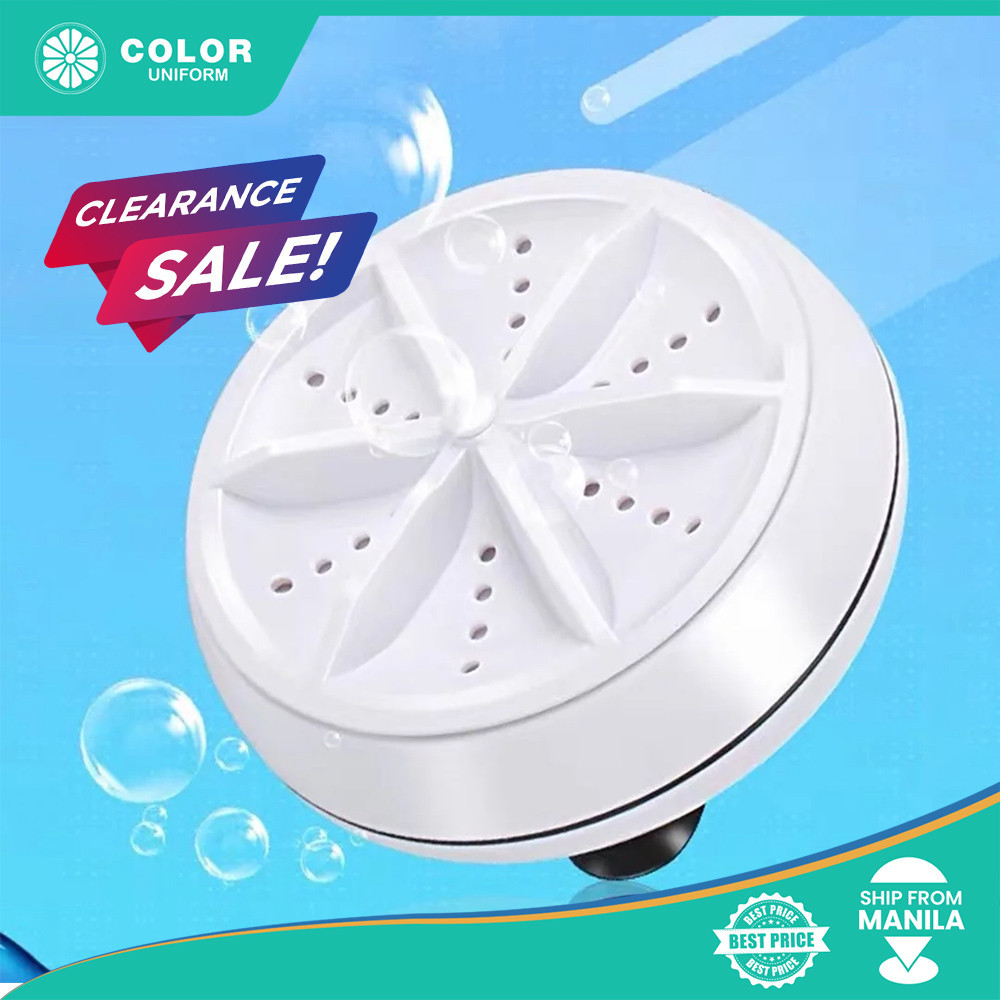 CLEARANCE SALE Mini Washing Machine Ultrasonic Turbine Portable Turbo ...