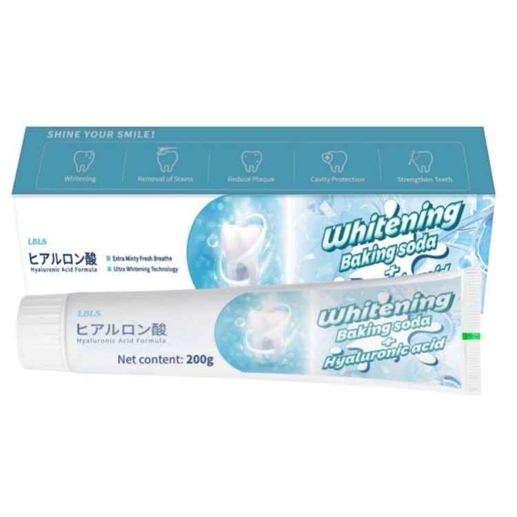 Baking soda whitening toothpaste mint food grade healthy family pack ...