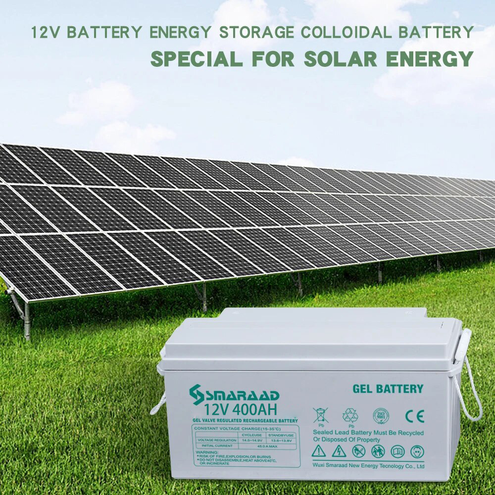 Gel battery LiFePO4 colloidal silicon energy battery 12V300AH Deep ...