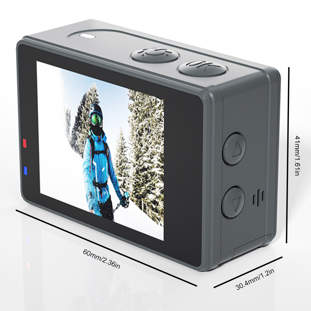 5K 4K 60FPS Action Camera Dual Screen WIFI 170 Wide Angle with Remote ...