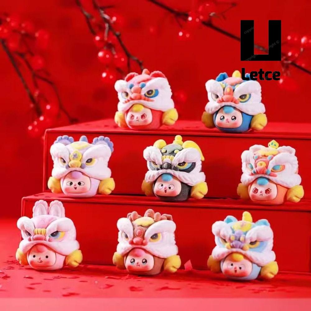 LETCE Baby Three , Hundred Family Names Series PVC Toys, Mysterious ...
