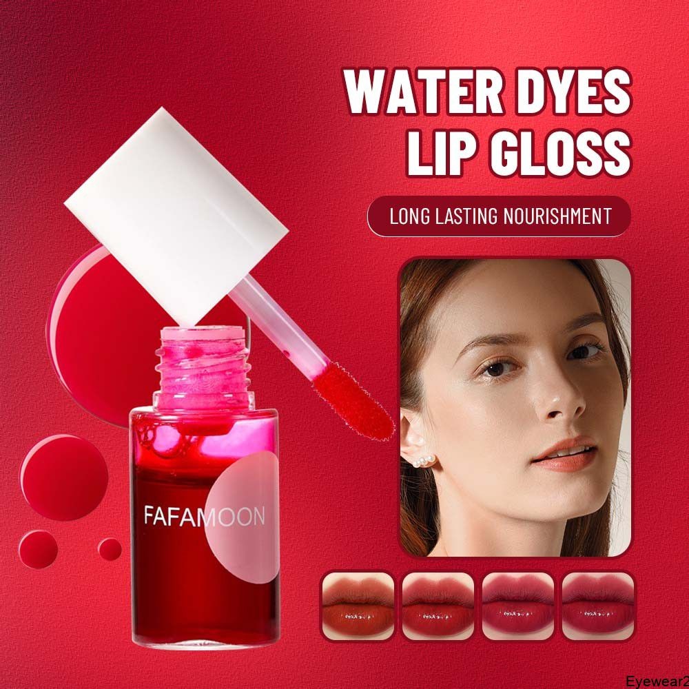 [BUY 1 GET 1] FAFAMOON Jelly Watery Lip Gloss Set High Pigment Long ...