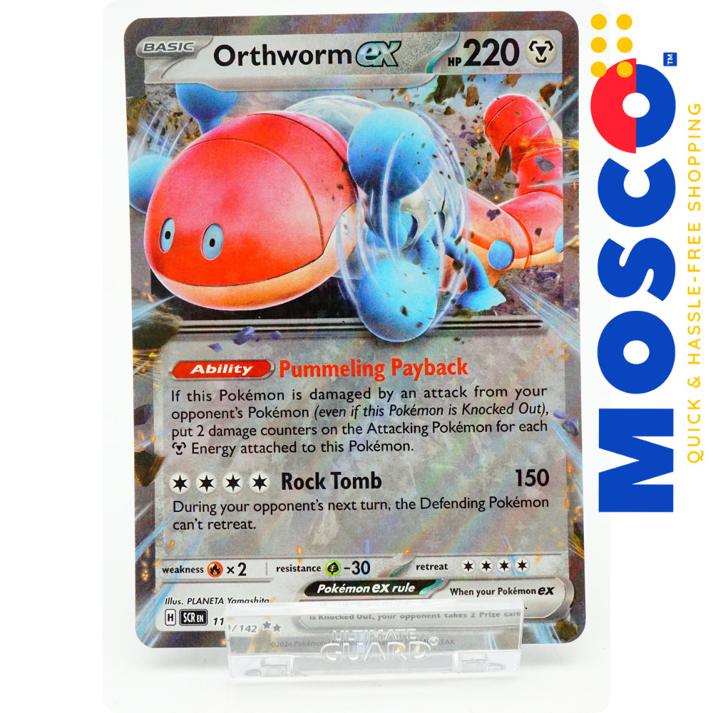Orthworm ex - 110/142 Double Rare Stellar Crown | Pokemon TCG | Shopee ...