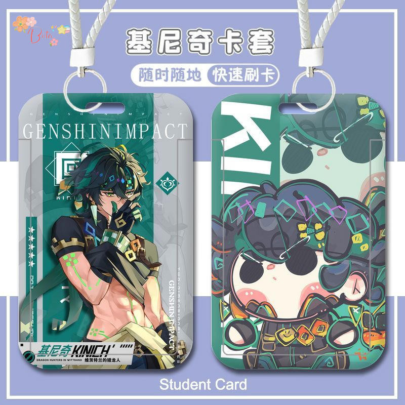 [Bota Shop] Kinich Student Card Holder Campus Meal Card Genshin impact ...
