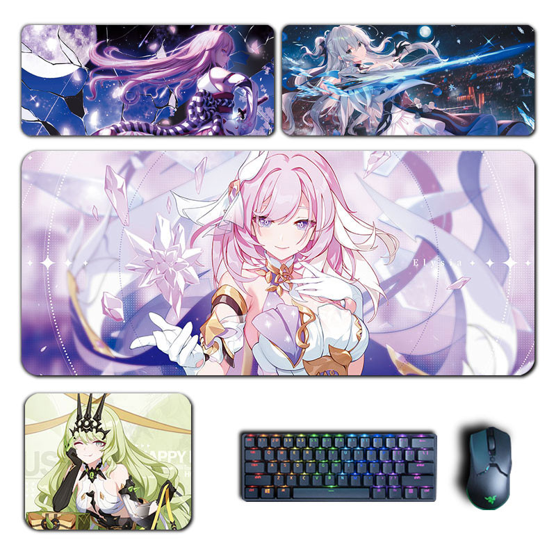 Honkai Impact 3rd Mousepad Elysia Mobius Yae Sakura Large Mouse Pad ...