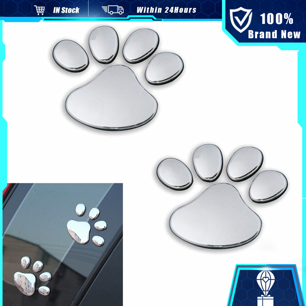 Car Sticker footprint decal car stickersDesign Paw 3D Animal Dog Cat ...