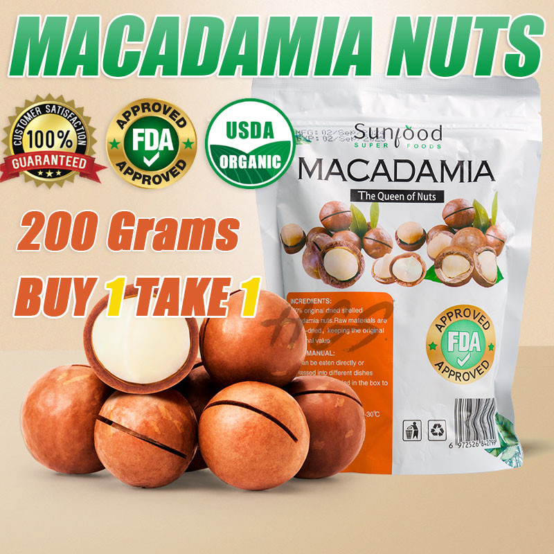 【BUY 1 TAKE 1】Macadamia Nuts Organic Healthy Food Roasted Rich ...