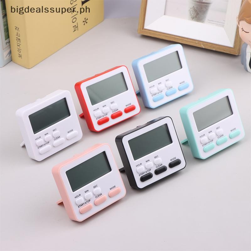 Pro Digital Display Cooking Alarm Clock Kitchen Timer Sleep Stopwatch ...