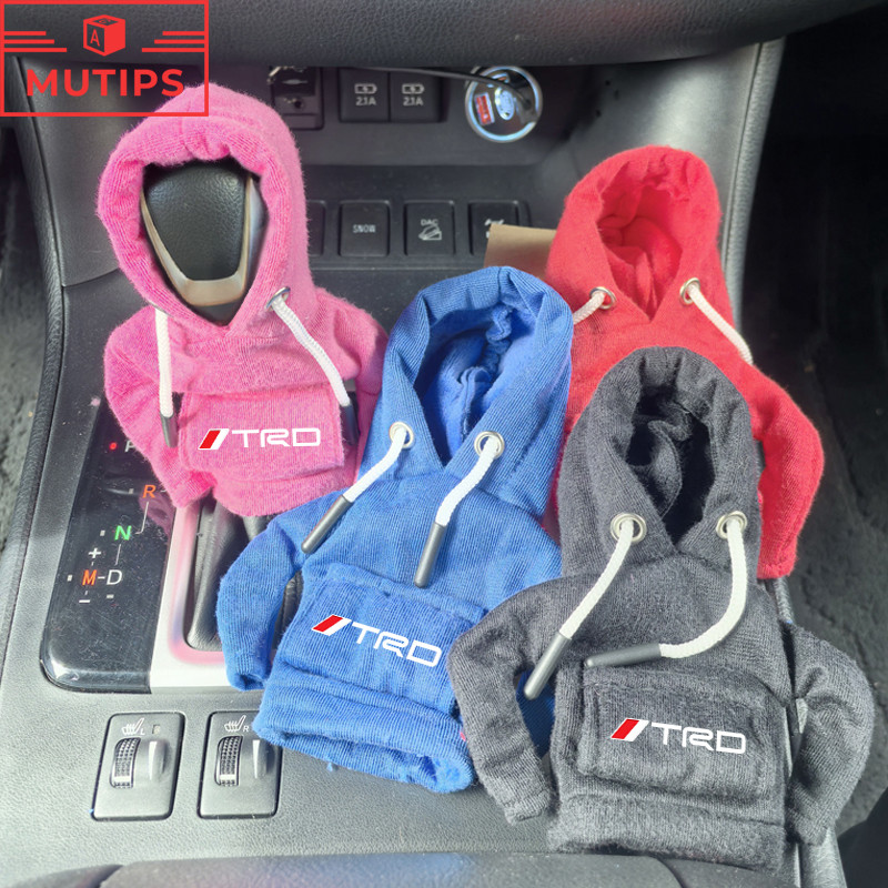 Toyota TRD Car Handbrake Cover Protector Hoodie Gear Shift Knob Cover ...