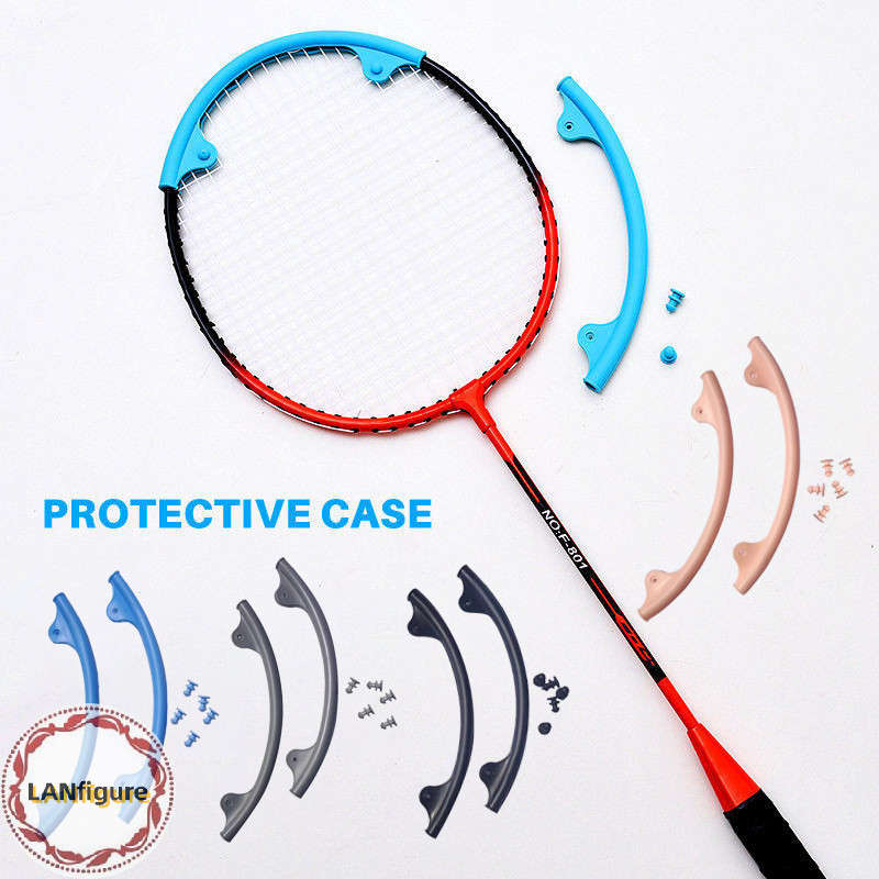 LANfigure Racket Head Protector Badminton Racquet Wire Frame Protective ...