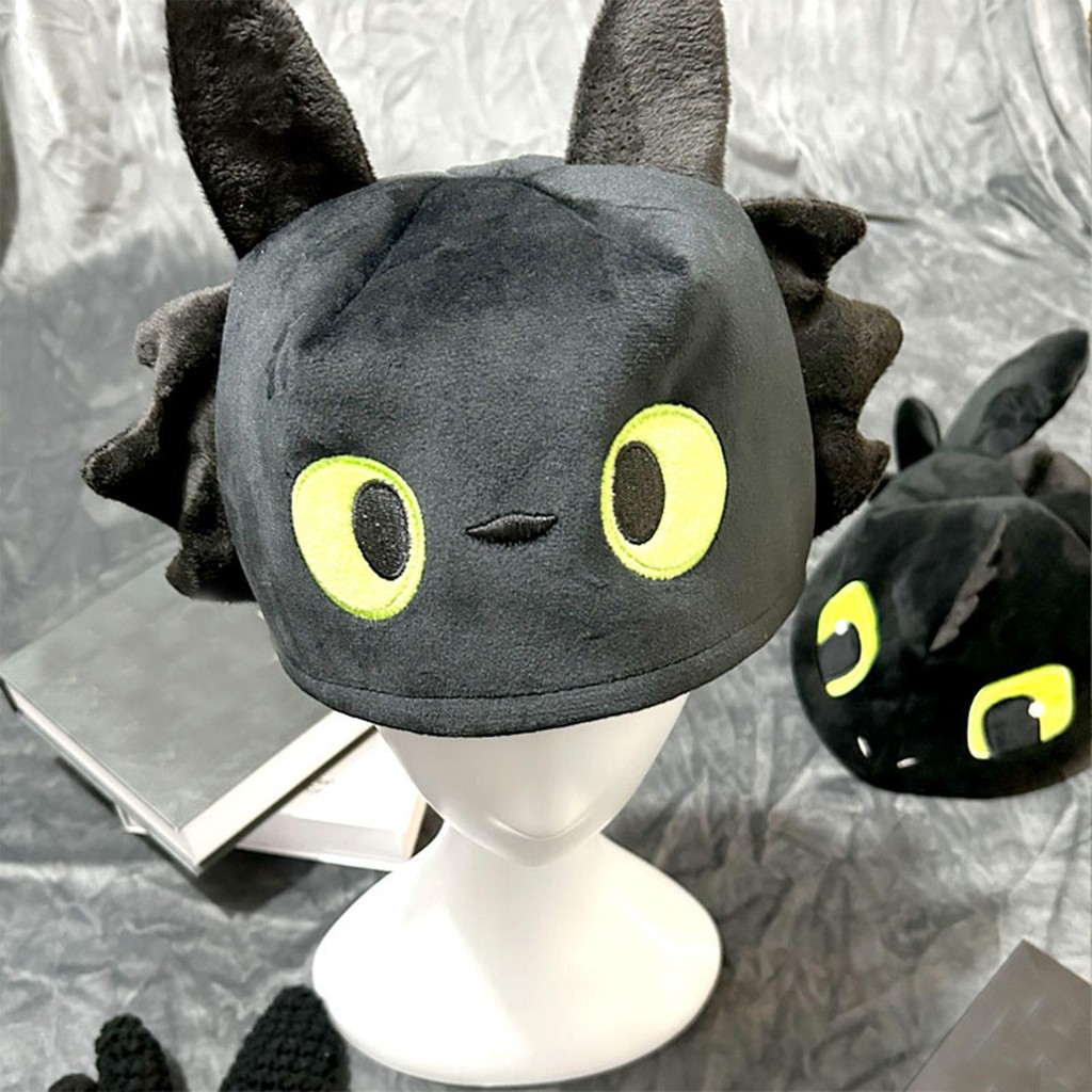 Cartoon cute toothless hat personality pose funny night fury hat agreph ...