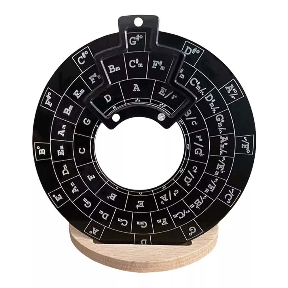 Circles of Fifths Wheel Guitar Chord Wheel Aluminium Alloy Guitar ...